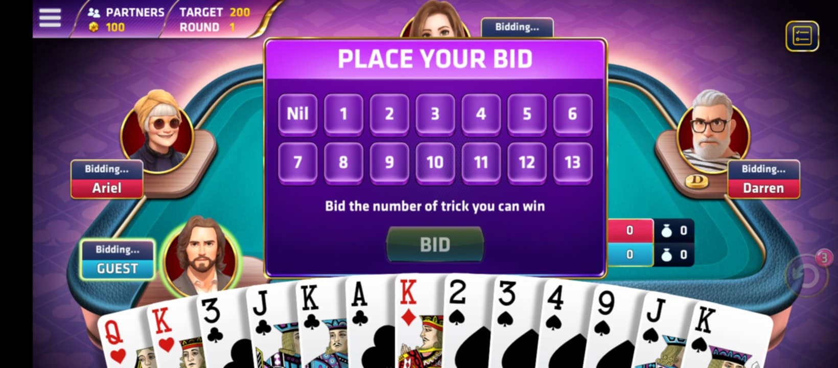 Spades: Classic Card Games - Jackpot 4 Free