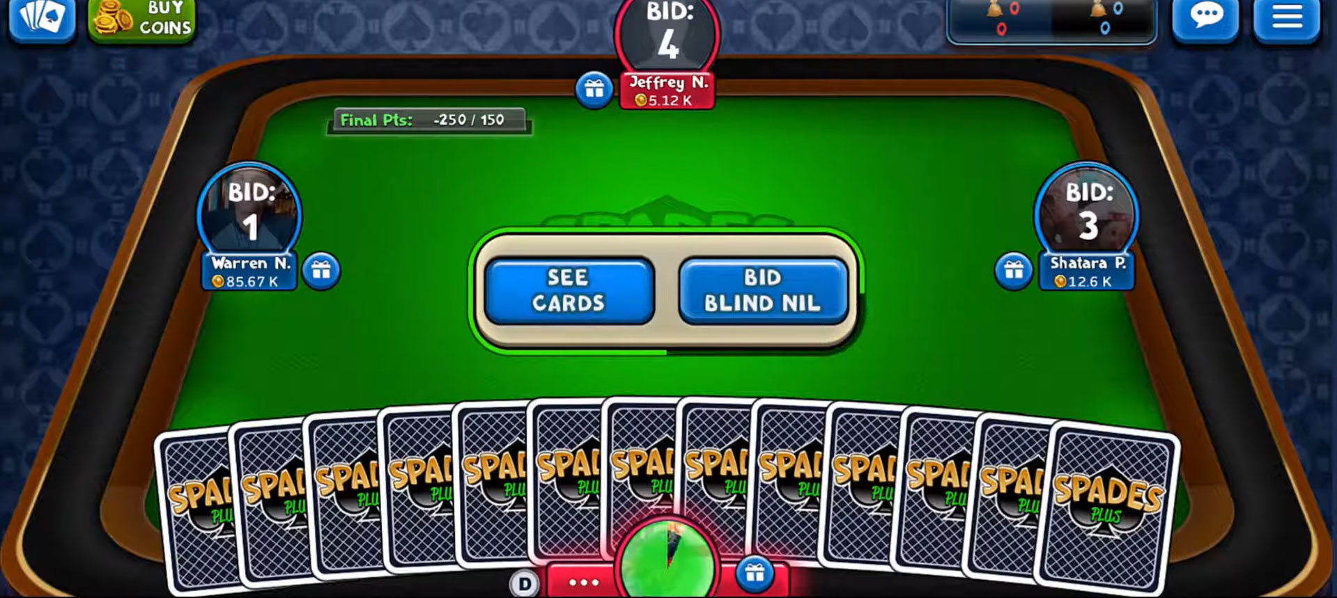Spades Plus - Card Game - Jackpot 4 Free