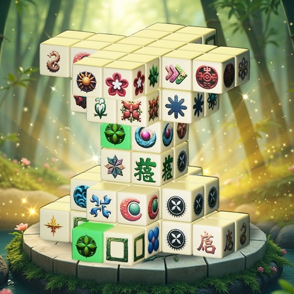 Mahjong 3D - Serenity Forest - MobiGamez