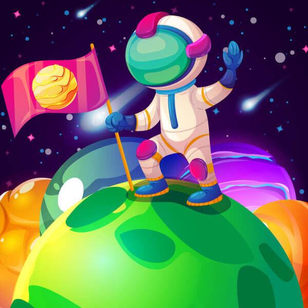 Space Bubble Shooter - Monstera Play