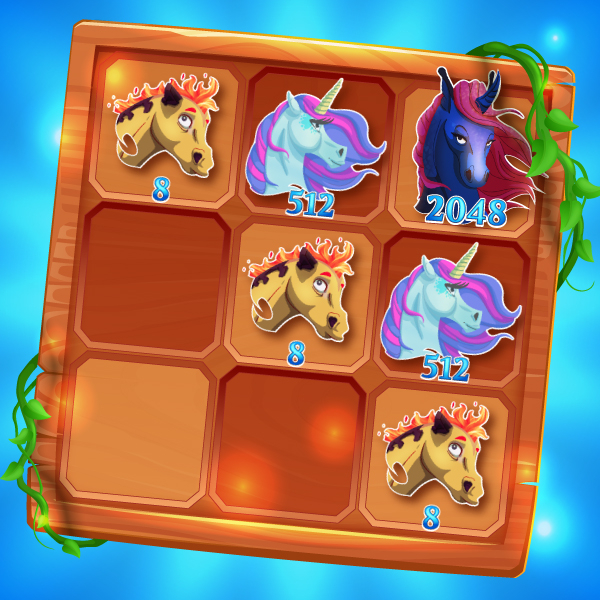 2048 Horses - Monstera Play