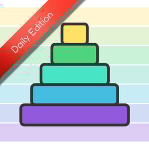 Daily Word Pyramid - Monstera Play