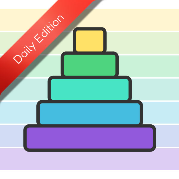 Daily Word Pyramid - Monstera Play