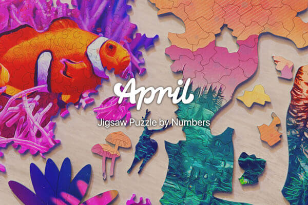 April: Jigsaw Puzzle by Number - Mystery Games