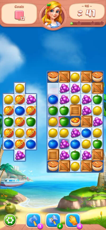 Fruit Diary - Match 3 Games - Mystery Games