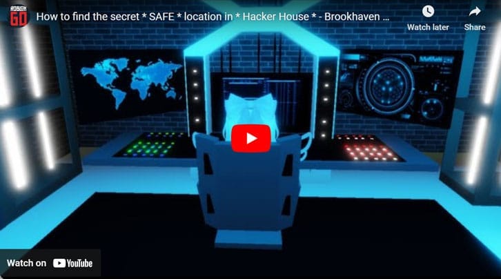 Brookhaven Hacker House - How to Find the Secret Safe
