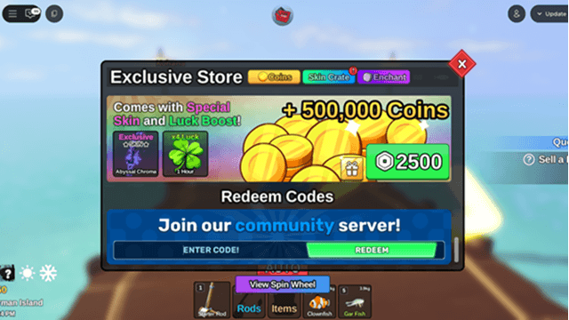 [🍀] Fish It! 🐟 Codes (May 2026) | RobloxGo