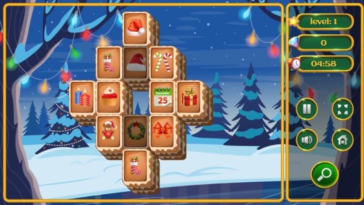 Wonderland Christmas Mahjong - Online Mahjong