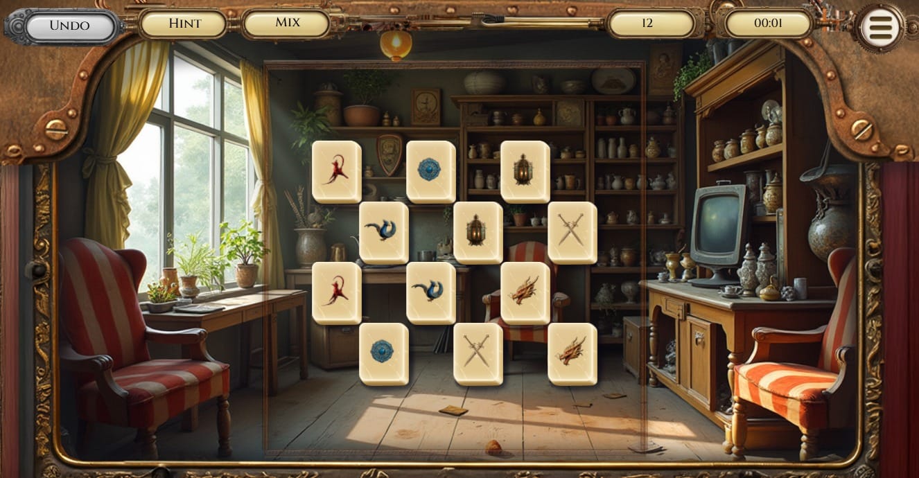 Treasure Vault Mahjong - Online Mahjong