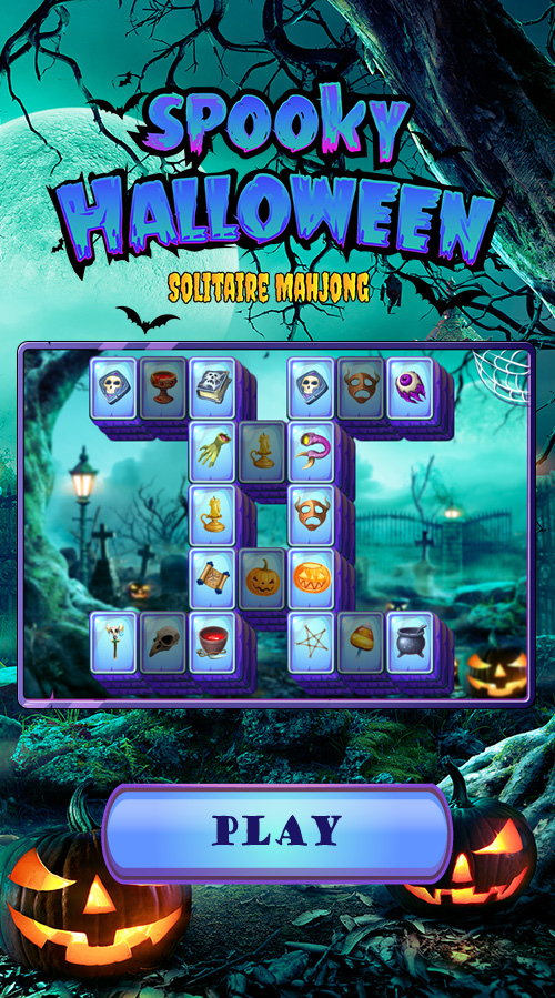 Spooky Halloween Solitaire Mahjong - Online Mahjong