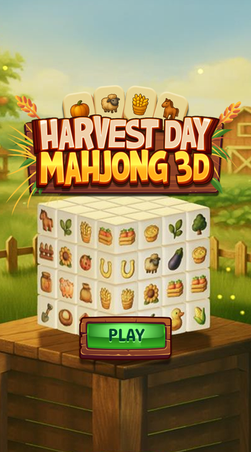 Harvest Day Mahjong 3D - Online Mahjong