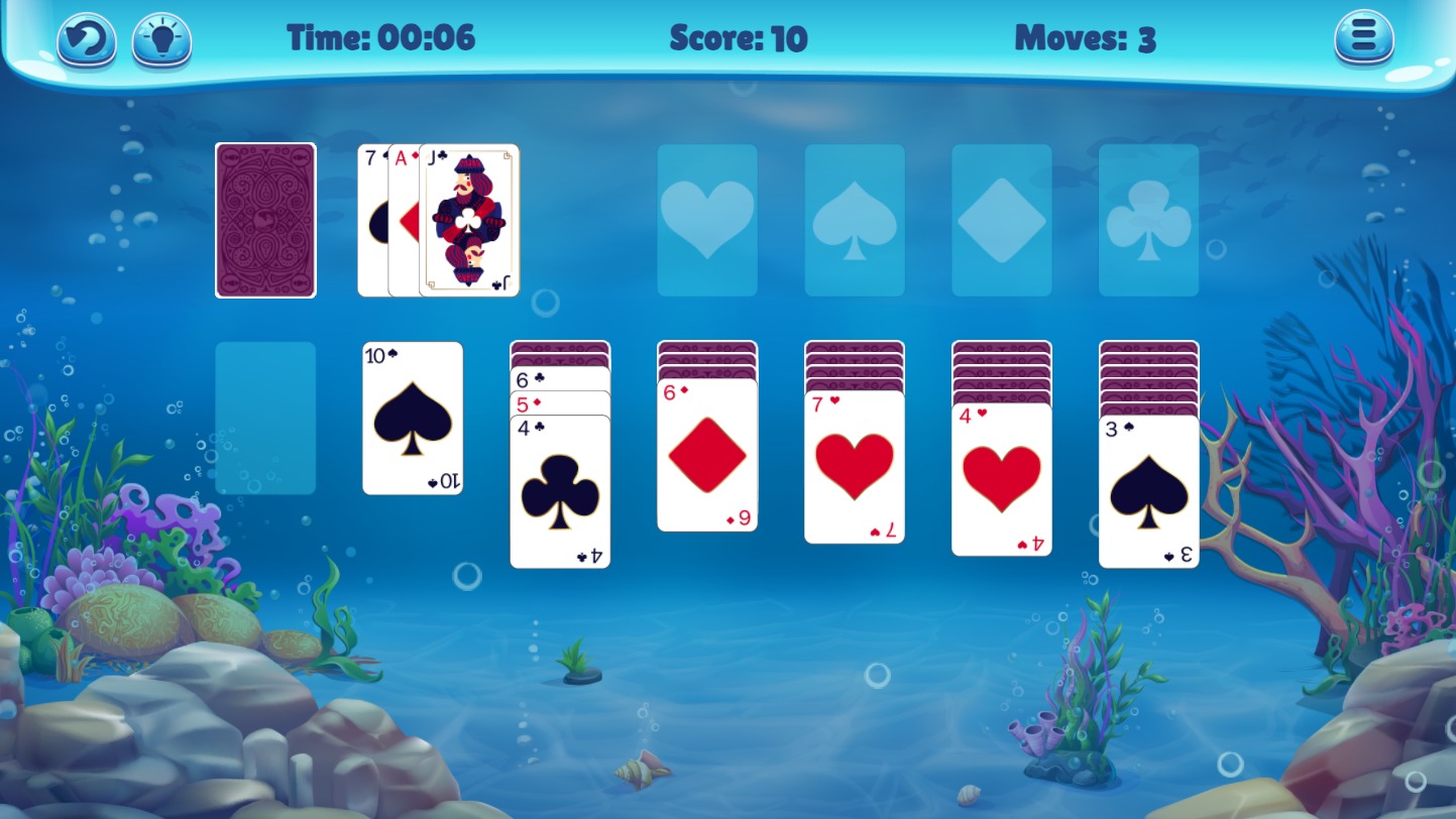 Under The Sea Solitaire - Online Solitaire