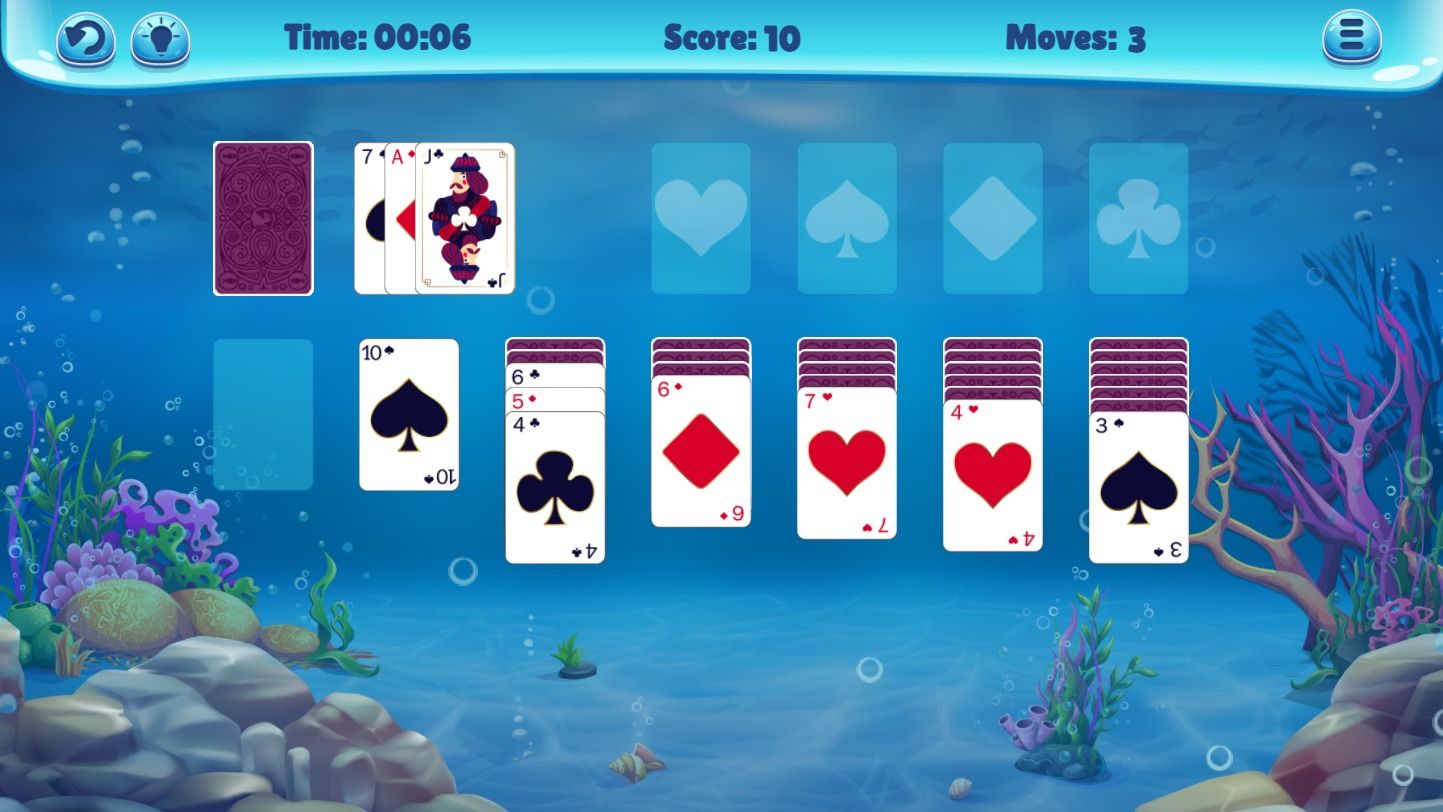Under The Sea Solitaire - Online Solitaire