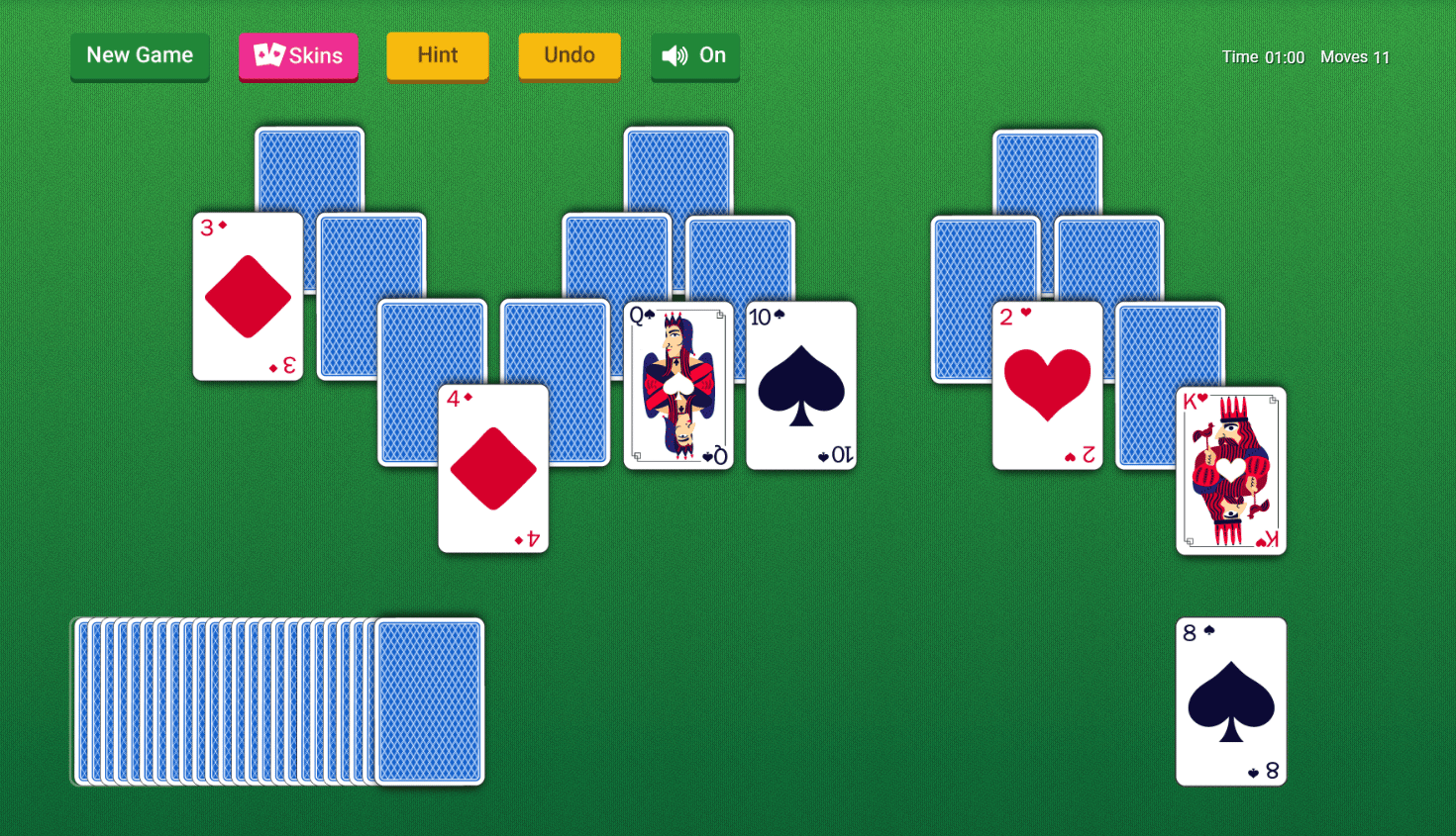 Online Tripeaks Solitaire - Online Solitaire