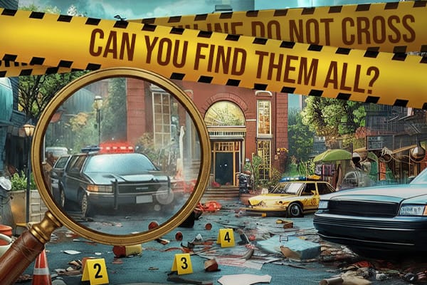 Hidden Objects Crime Scene - Premium Casuals