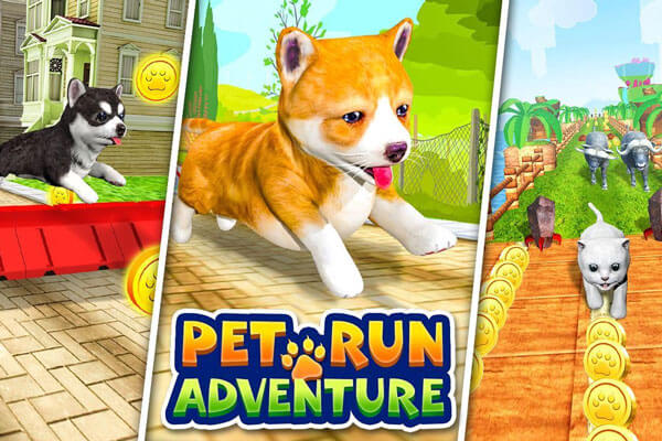Pet Run Adventure: Puppy Run - Runner Games