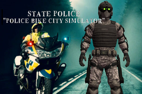 Police Bike City Simulator - Shooter Games