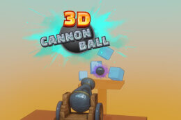 3D Cannon Ball - Shooter Games