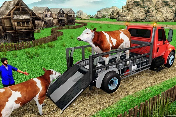 Farm Animal Transport Truck Game - Simulator Games