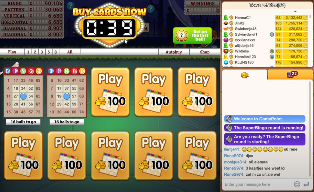 Gamepoint Bingo - Slots-4-Fun