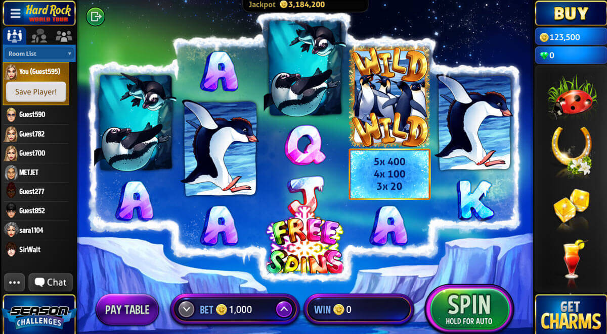 Hard Rock World Tour - Slots-4-Fun