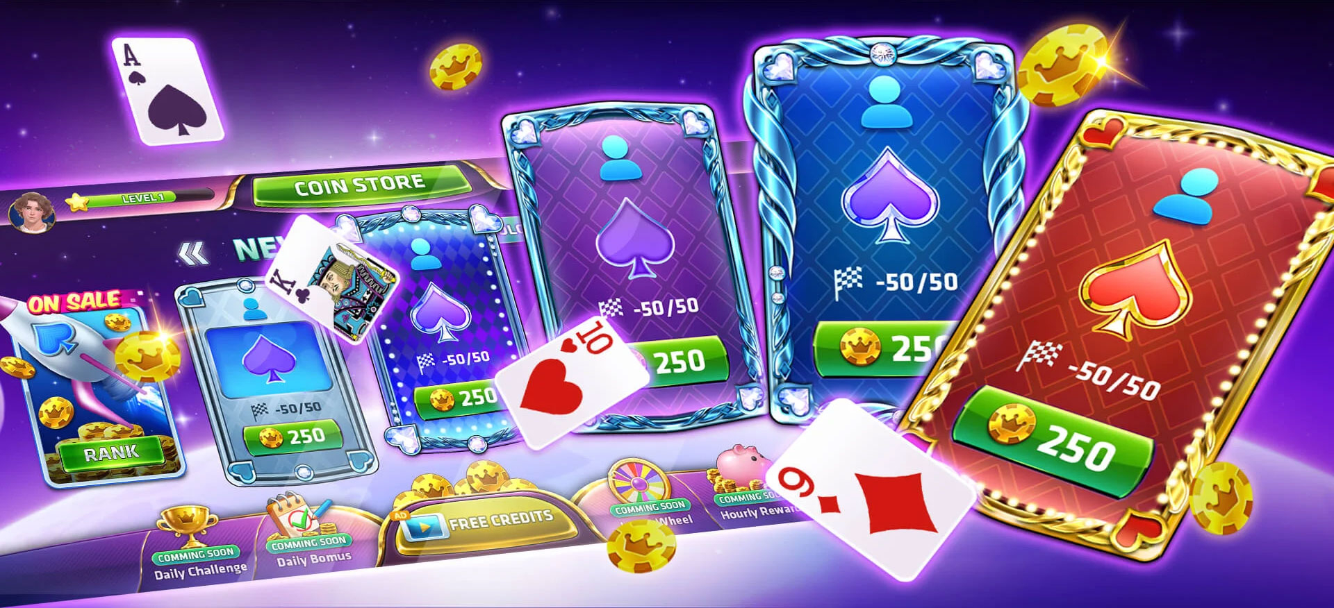 Spades: Classic Card Game - Slots-Blast