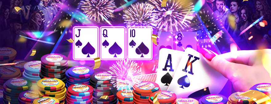 Mega Hit Poker: Texas Holdem - Slots-Blast