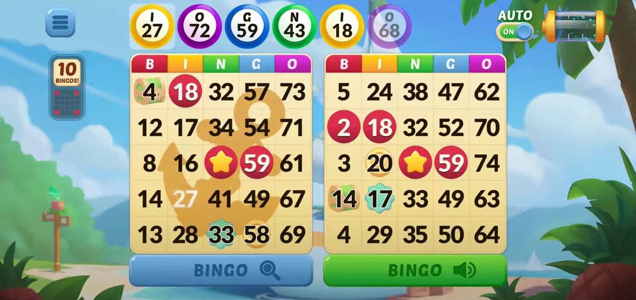Bingo Aloha-Bingo tour at home - Slots Fun Free