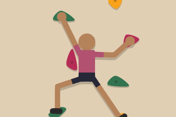 Stickman Rock Climber - SportGames