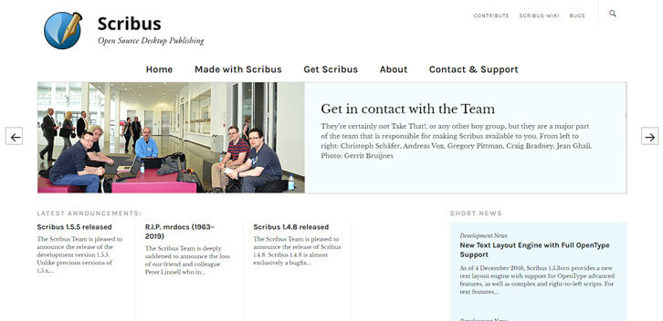 Scribus - Stimulating Creativity