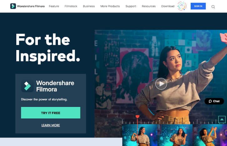 Wondershare Filmora - Stimulating Creativity