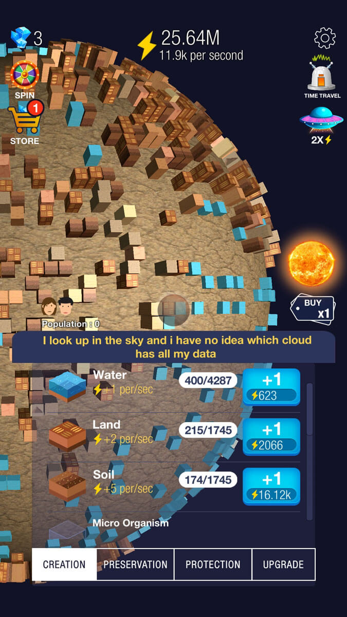 Idle World - Virtual Worlds Land!