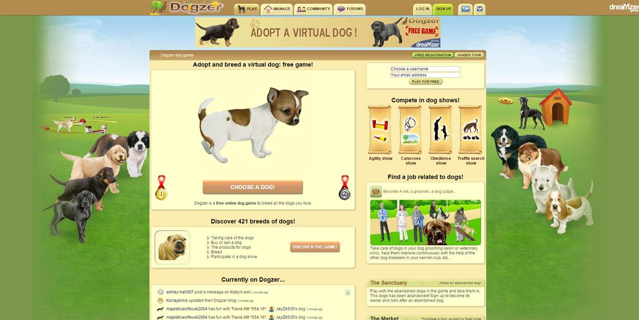 Dogzer - Virtual Worlds Land!