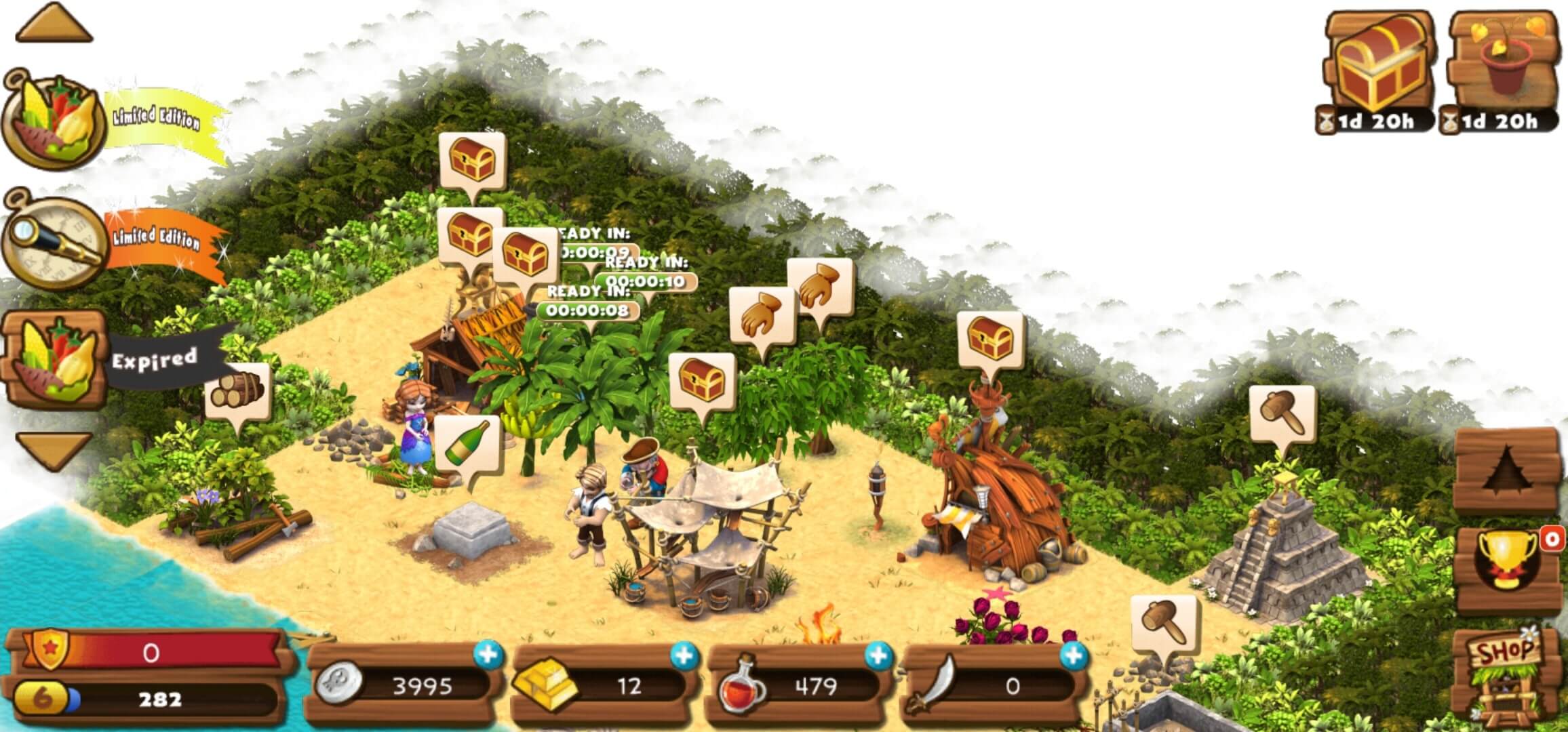 Shipwrecked: Castaway Island - Virtual Worlds Land!