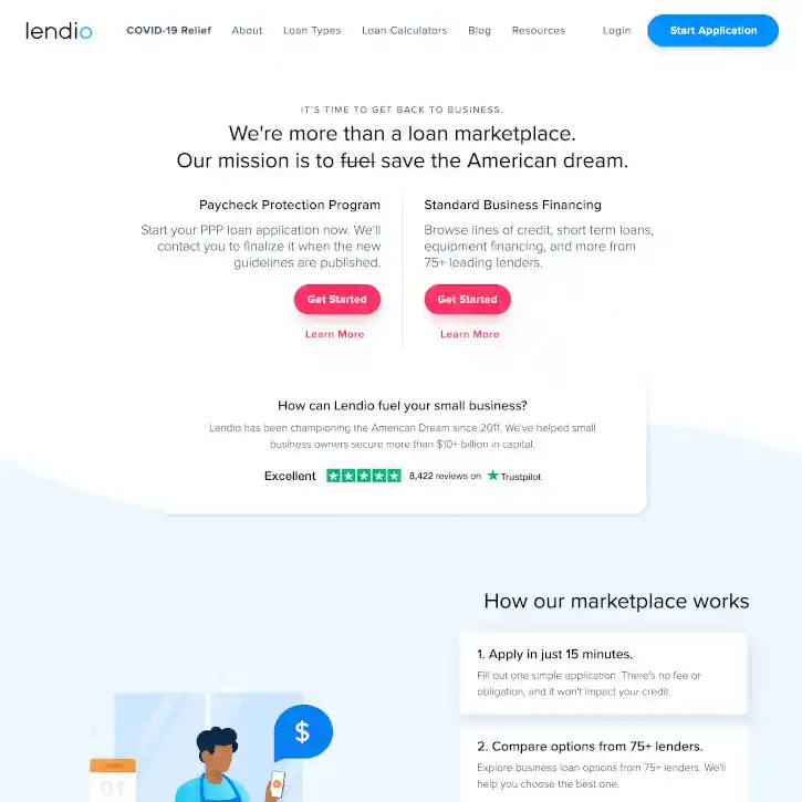 Lendio - Ways to Finance