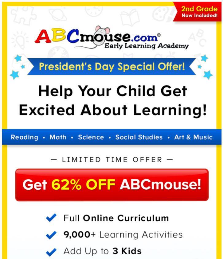 ABCmouse's Special Upcoming Presidents Day Sale - WWGDB - Worldwide ...