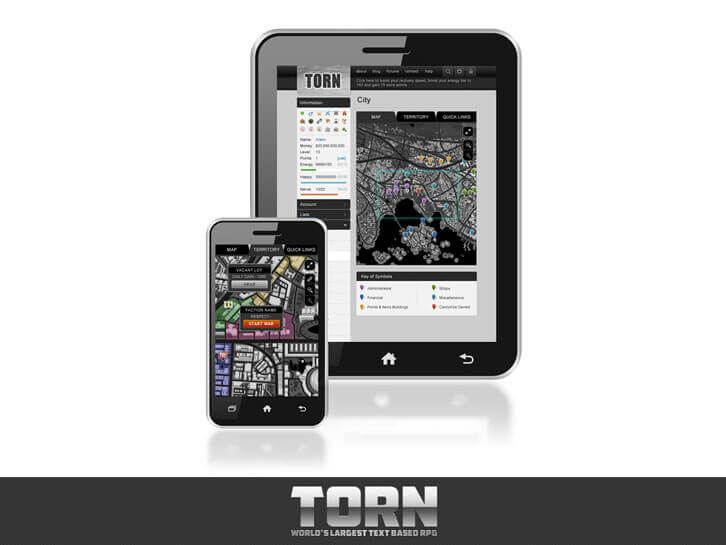 World's Largest Text-based MMORPG, TORN, Launches on Android - WWGDB ...