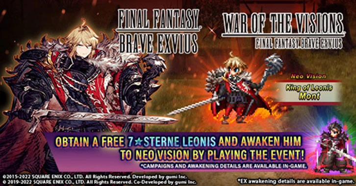 War of the Visions Final Fantasy Brave Exvius Collaboration Brings Iconic Units to Final Fantasy ...