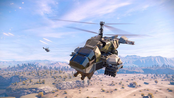 Tanks and helicopters will fight above the Crossout wastelands - WWGDB ...