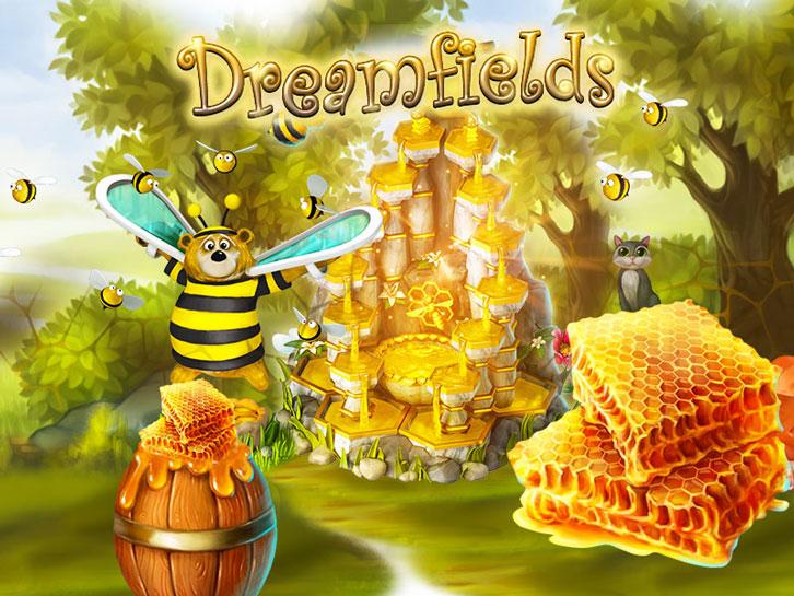 Dreamfields: A Golden Fountain of Honey - WWGDB - Worldwide Games Database