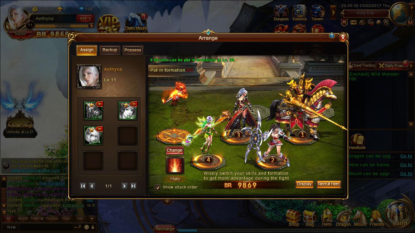 Dragon Awaken - WWGDB