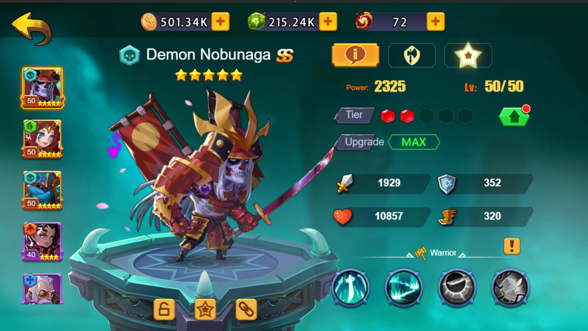Tap Heroes: Clicker War - WWGDB