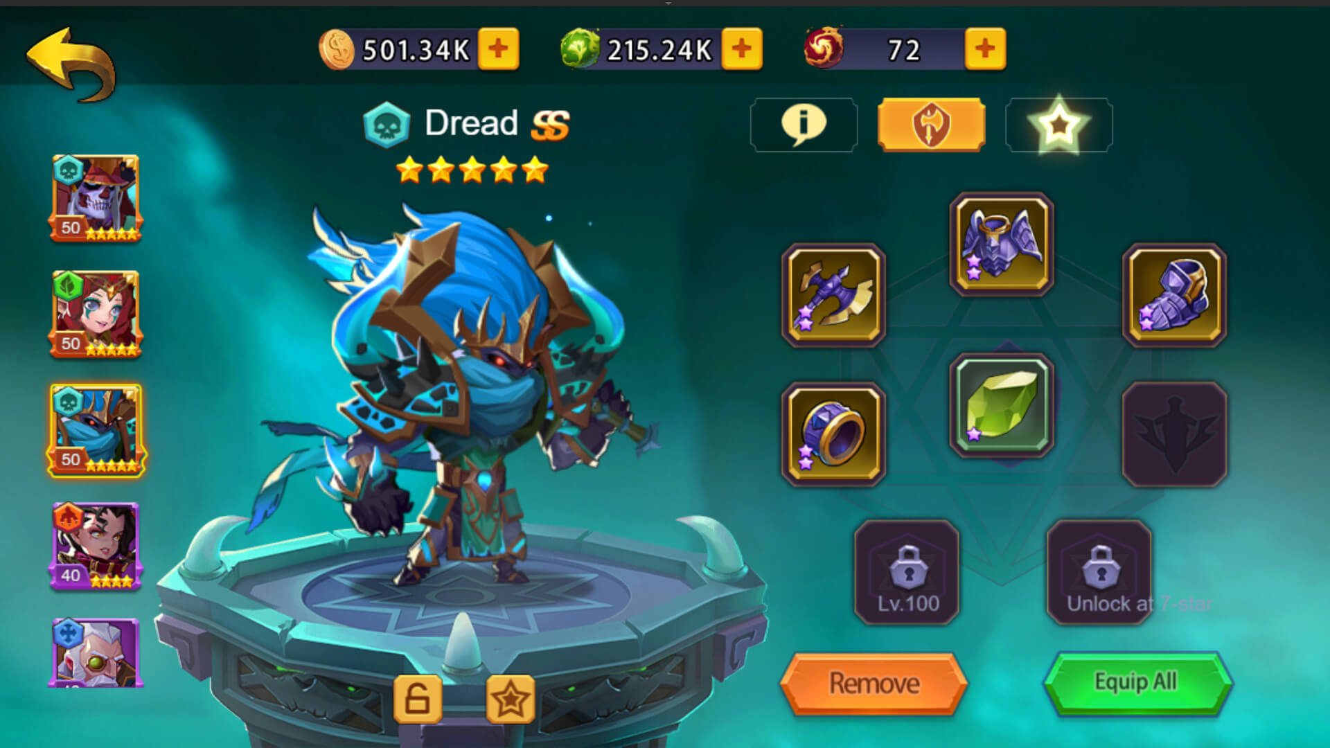 Tap Heroes: Clicker War - WWGDB